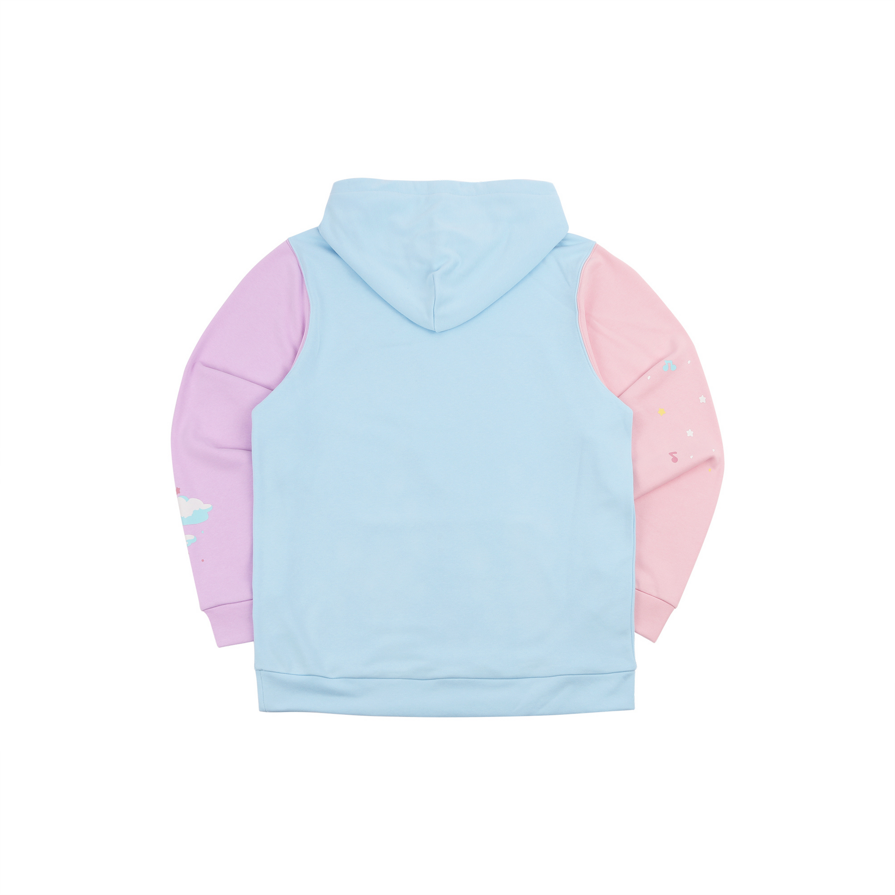 Blue Comfi Beats Colorblock Hoodie – LilyPichu